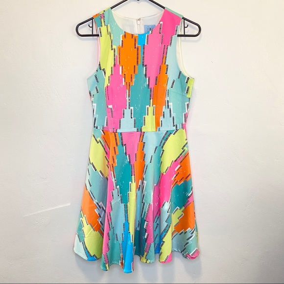 CeCe | Dresses | Sale Cece Neon Flare Dress 2 | Poshmark